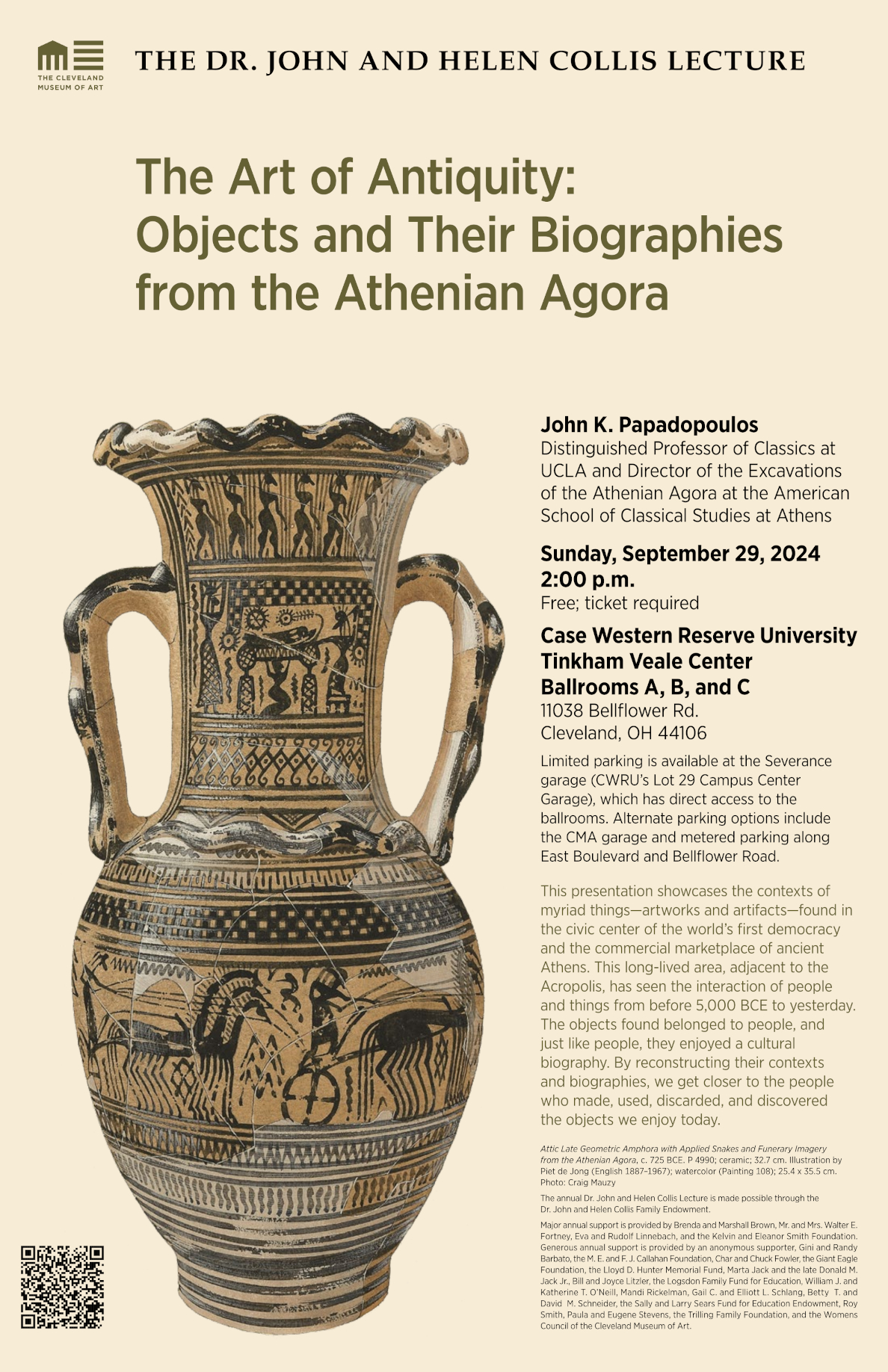 Dr. John and Helen Collis Lectures of Ancient Greek & Byzantine Art ...