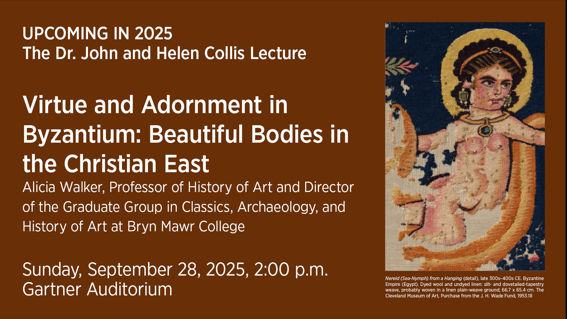 Dr. John and Helen Collis Lectures of Ancient Greek & Byzantine Art ...